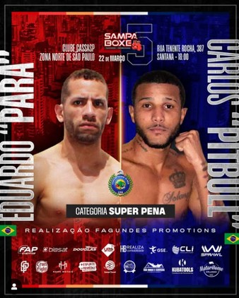 Victor De Oliveira Cardoso vs. Felipe Mendes, Sampa Boxe 5 | Boxing ...