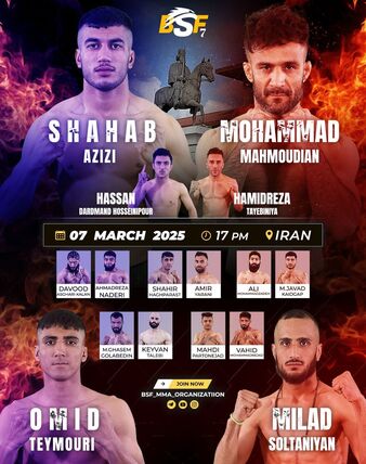 Hasan Dardaman vs. Hamidreza Tayebinia, Best Super Fighter 7 | MMA Bout ...
