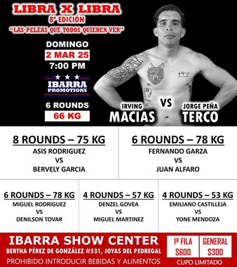 Salvador Rodriguez vs. Eduardo Gaytan, Libra x Libra: Septima Edicion ...