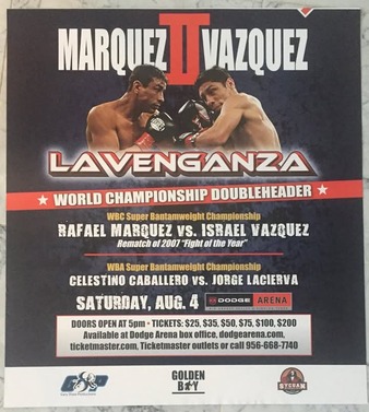 Vazquez vs. Marquez 2: La Revencha | Boxing Event | Tapology