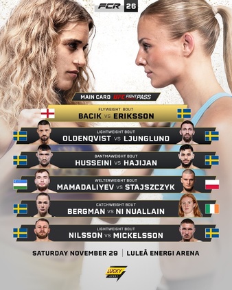 Kate Bacik vs. Millie Eriksson, FCR 26 | MMA Bout | Tapology