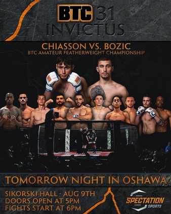 BTC 31: Invictus | MMA Event | Tapology