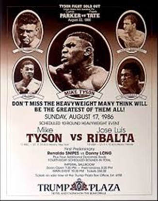 Mike Tyson vs. Jose Ribalta, Tyson vs. Ribalta | Boxing Bout | Tapology