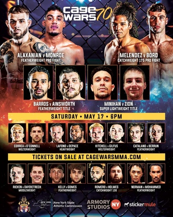 Anthony Kelly vs. Michael Gomes, Cage Wars 70 | MMA Bout | Tapology
