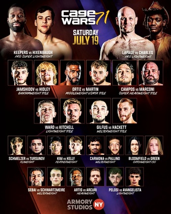 Cage Wars 71 | MMA Event | Tapology