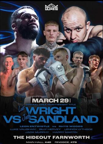 Leon Entwistle vs. Rhys Woods, Lythgoe vs. Lopez | Boxing Bout | Tapology