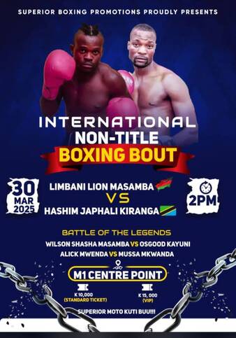 Masamba vs. Kiranga | Boxing Event | Tapology