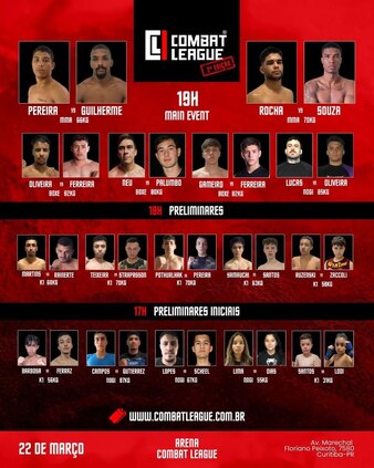 Danilo Roberto vs. Diego Ferreira, Combat League 2 | Boxing Bout | Tapology