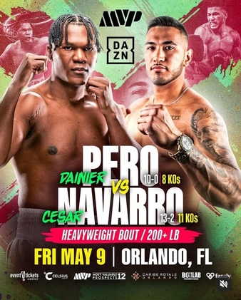 Dainier Pero vs. Cesar Navarro, MVP Prospects 12 | Boxing Bout | Tapology
