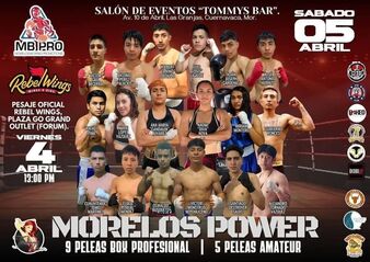 Alejandro Vazquez vs. Adán Joseph Cárdenas, Morelos Power 9 | Boxing ...