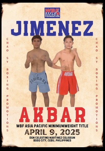 Jeric Noynay vs. John Ver Espra, Jimenez vs. Akbar | Boxing Bout | Tapology