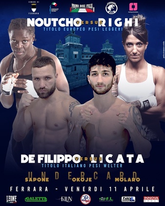Michele De Filippo vs. Antonio Licata, Noutcho vs. Righi | Boxing Bout ...