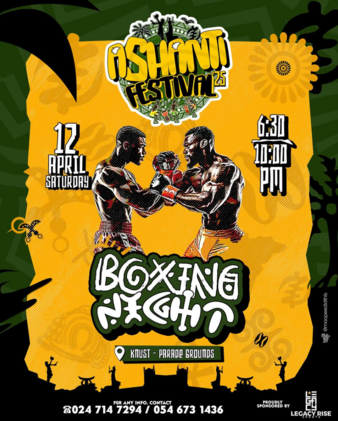 Abdul Ganiu Salam vs. Marciano Commey, Ashanti Festival Boxing Night ...