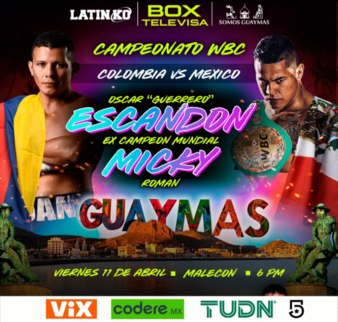 Juan Diego Garcia vs. Juan Jose Morales, Escandon vs Micky | Boxing ...