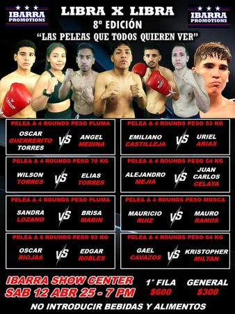 Libra x Libra: Octava Edición | Boxing Event | Tapology