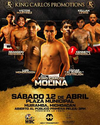 Luis Angel Mondragon vs. Jhony Navarrete, Boxeo Profesional | Boxing ...