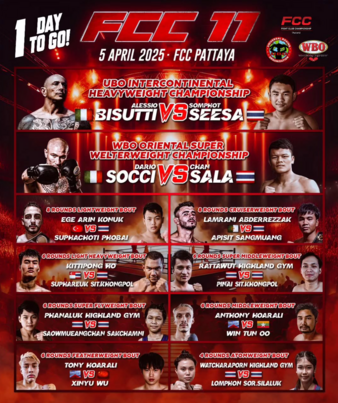 FCC Thailand 11 | Boxing Event | Tapology