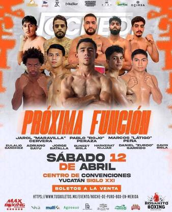 Jenri Damian Arias vs. Gavin Bisla, Boxeo Profesional | Boxing Bout ...