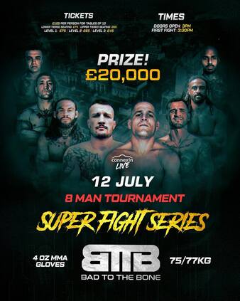 Bad to the Bone: Super Fight Series | Event | Tapology
