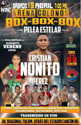 Cristian Perez vs. Luis Enrique Ramos, Boxeo Profesional | Boxing Bout ...