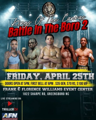 Bryant Roach vs. William Bryant, Battle in the Boro 2 | Boxing Bout ...