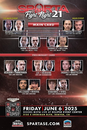 Andrew Mungai vs. Koby Kelly, Sparta Fight Night 21 | Boxing Bout ...