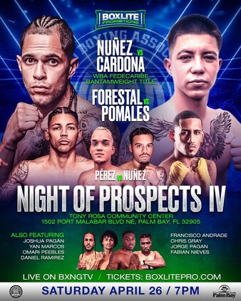 Yan Marcos vs. David Lobo Ramirez, Night of Prospects IV | Boxing Bout ...