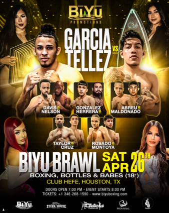 Eridson Garcia vs. Giovanny Tellez, BiYu Brawl | Boxing Bout | Tapology