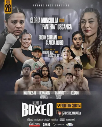 Brook Sibrian vs. Claudia Rubio, Noches de Boxeo | Boxing Bout | Tapology