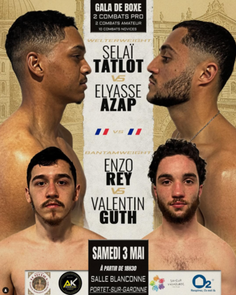 Enzo Rey vs. Valentin Guth, Gala de Boxe | Boxing Bout | Tapology