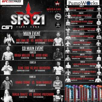 Asi Taufa vs. Taitimu Murray, Shuriken Fight Series 21 | MMA Bout ...