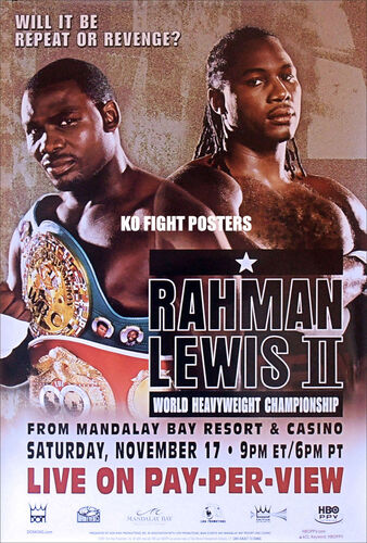 Wayne Braithwaite vs. Louis Azille, Rahman vs. Lewis II | Boxing Bout ...