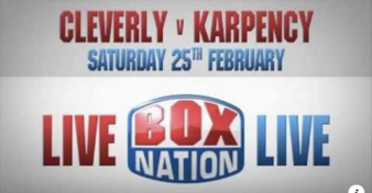 Francis Luke Robinson vs. Mark McKray, Cleverly vs. Karpency | Boxing ...
