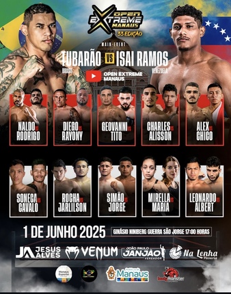 Charllys Andrade vs. Alisson Ribeiro, Open Extreme Manaus 33 | MMA Bout | Tapology