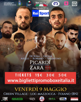 Ciro Romano vs. Luka Leskovic, Picardi vs. Zara 3 | Boxing Bout | Tapology