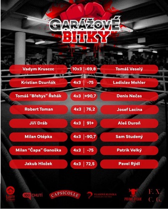 Tomas Rehak vs. Denis Necas, Garážové Bitky | Boxing Bout | Tapology