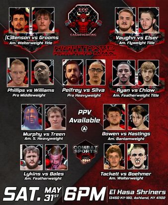 ECC Cage Fighting: Cage Wars 12 | MMA Event | Tapology