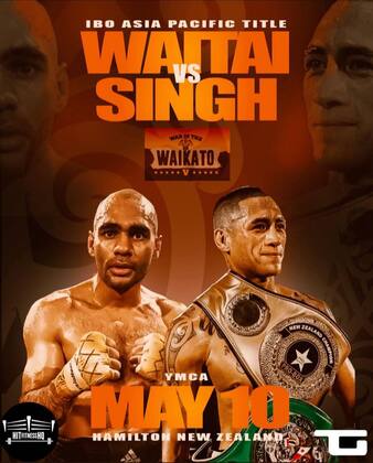 Francis Waitai vs. Tej Pratap Singh, War in the Waikato | Boxing Bout ...