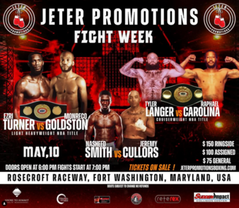 Turner vs. Goldston | Boxing Event | Tapology