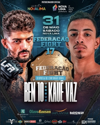 Dário Soares vs. Alex Petrino, Federação Fight 17 - Nova Lima Edition 2 ...