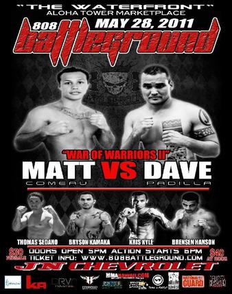 Matt Comeau vs. David Padilla, 808 Battleground | MMA Bout | Tapology