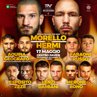 Simone Bono vs. Gianluca Merone, Morello vs. Hermi | Boxing Bout | Tapology