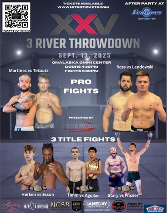 Ben Ross vs. Jajuan Britton, 3 River Throwdown 25 | Kickboxing Bout ...