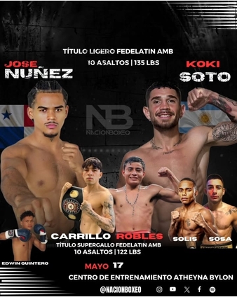 Nunez vs. Soto: Triple Jeopardy | Boxing Event | Tapology
