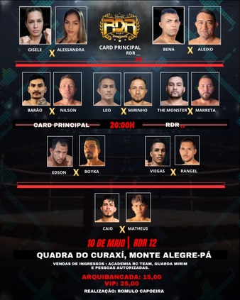 Leonardo Rhian Batista vs. Mirinho Vasconcelos, Rei do Ringue 12 | MMA ...
