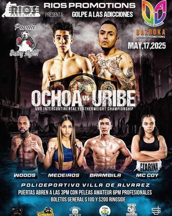 Lazaro Alexander Lopez vs. Daniel Caldera, Golpe a las Adicciones ...