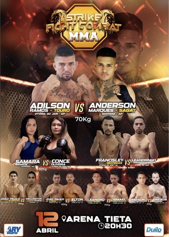 Francislei Araujo vs. Leandro Empreendimentos, Strike Fight Combat MMA ...