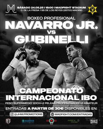 Navarro Jr vs. Gubinelli | Boxing Event | Tapology