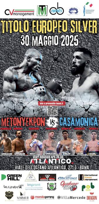 Simone Spada vs. Camilo Caicedo, Metonyekpon vs. Casamonica | Boxing ...