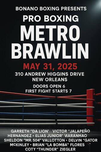 Delvin McKinley vs. Miguel Angel Rebullosa, Metro Brawlin | Boxing Bout ...